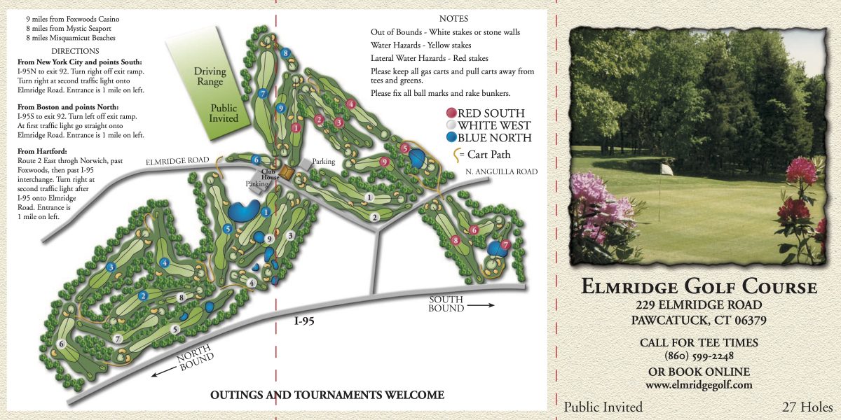 Scorecards – Elmridge Golf Course